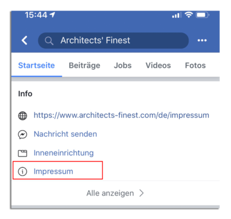 Facebook Impressum: Worauf Sie achten müssen | mediabynature